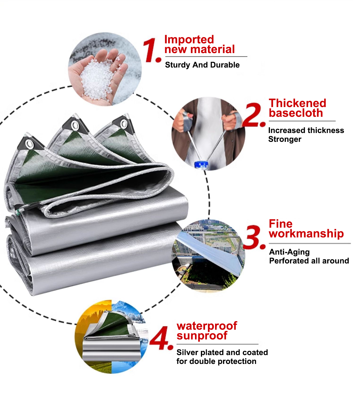 German AAA grade tarp WATERPROOF TRAPAL LONA TOLDA TARPAULIN makapal ...