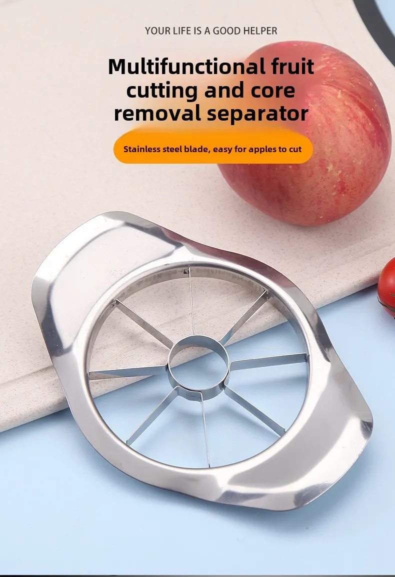1Pcs Fruit Cutting Multi Functional Stainless Steel Apple Slicer ...