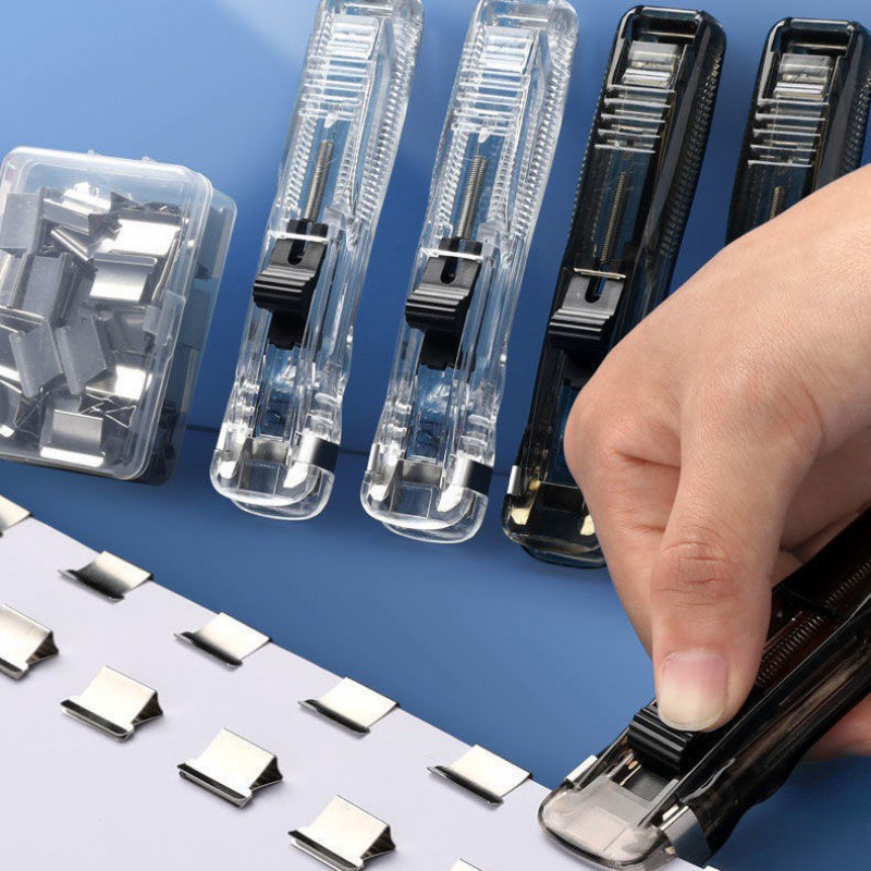 Portable Push Clamp Paper Binder Exam Paper Finishing Clip Reusable ...