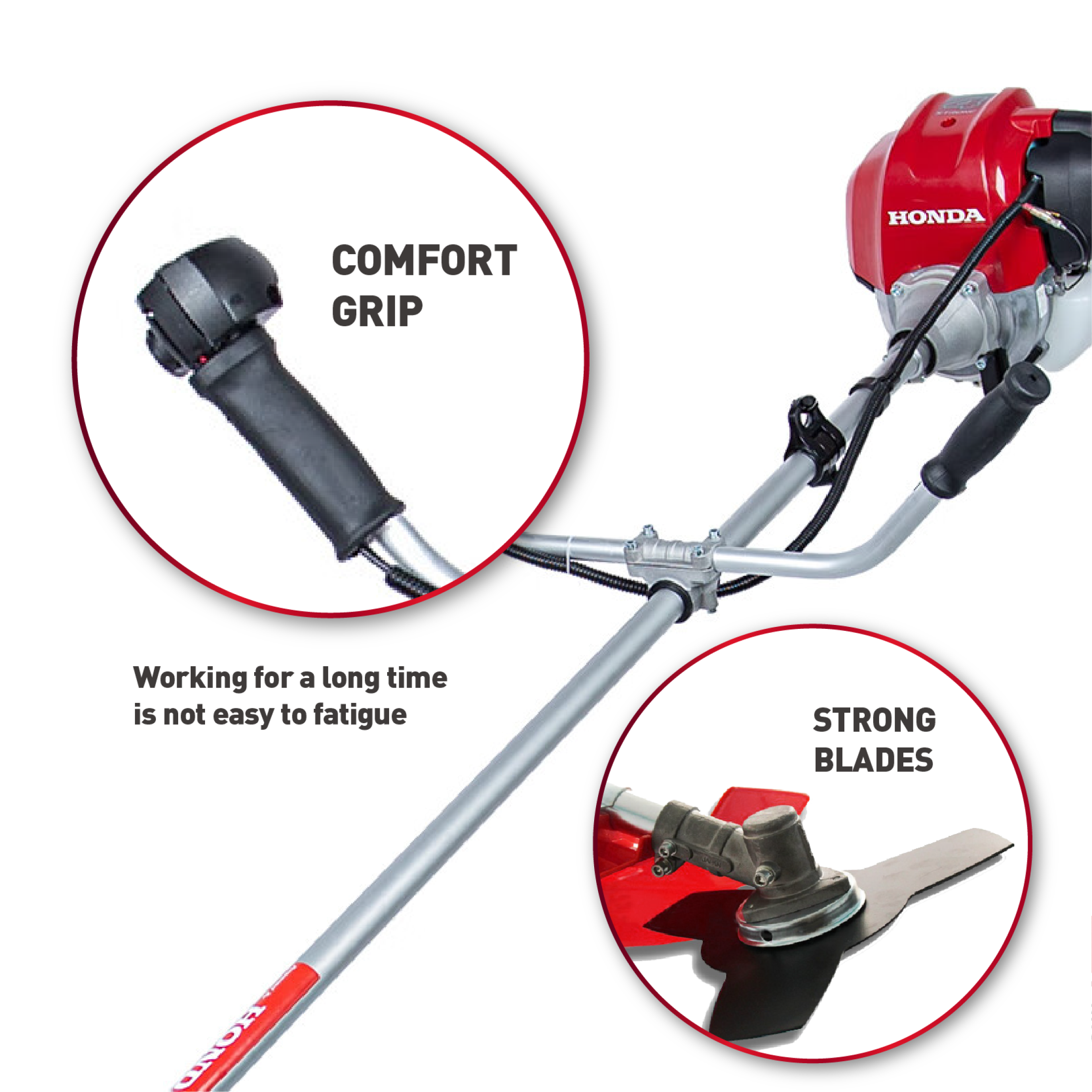 【Ready Stock】HONDA Grass Trimmer 4 Stroke Gasoline Brush cutter 42CC portable GX35-Lawn Mower ...