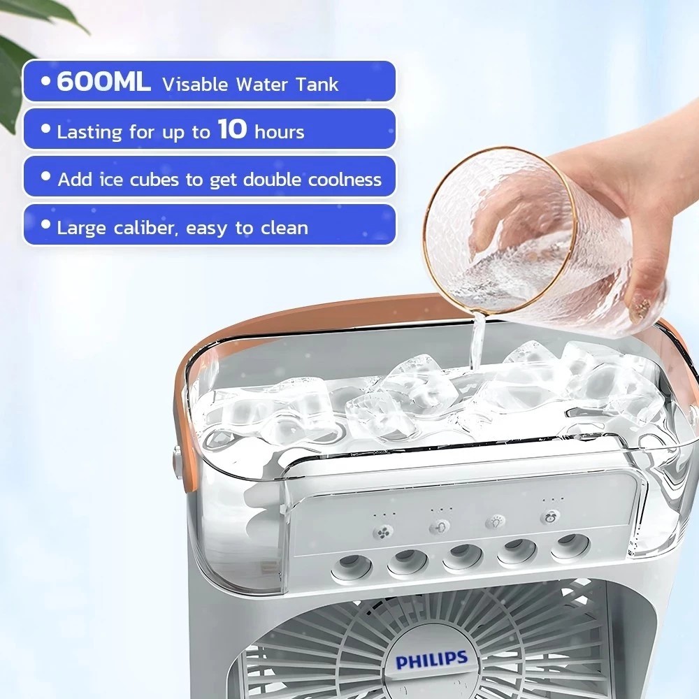 Philips Desk fan Air Conditioner Small fan mini 4 in 1 USB Mini ...