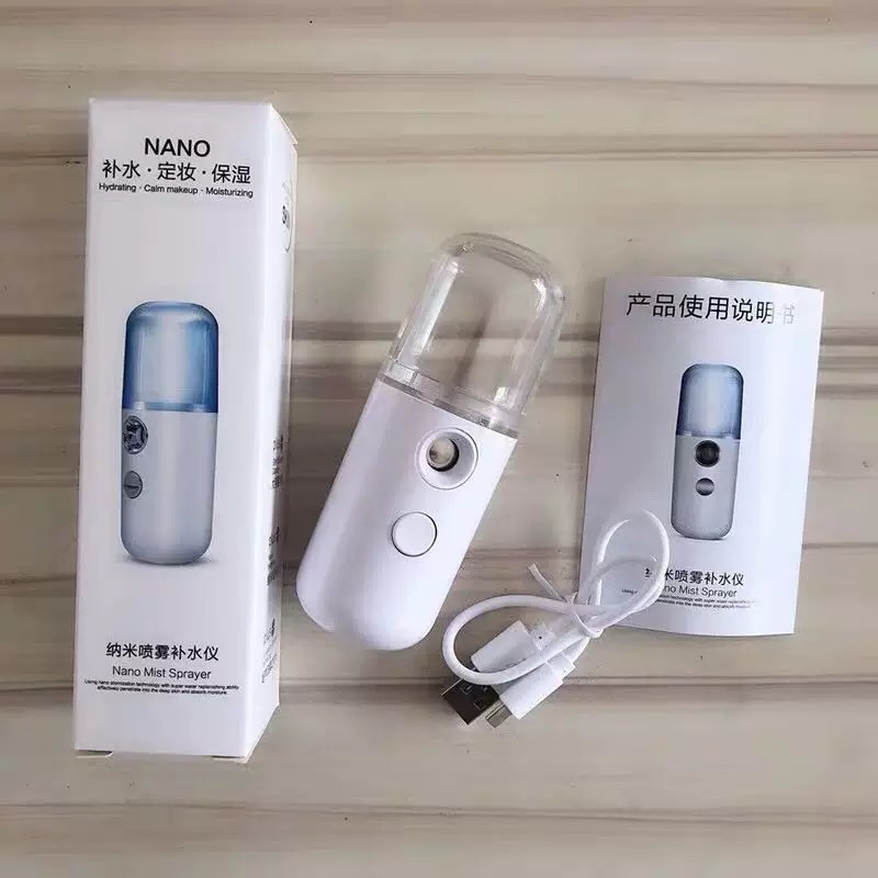 Portable Nano Facial Mist Hydrator Mini Spray Humidifier Face ...