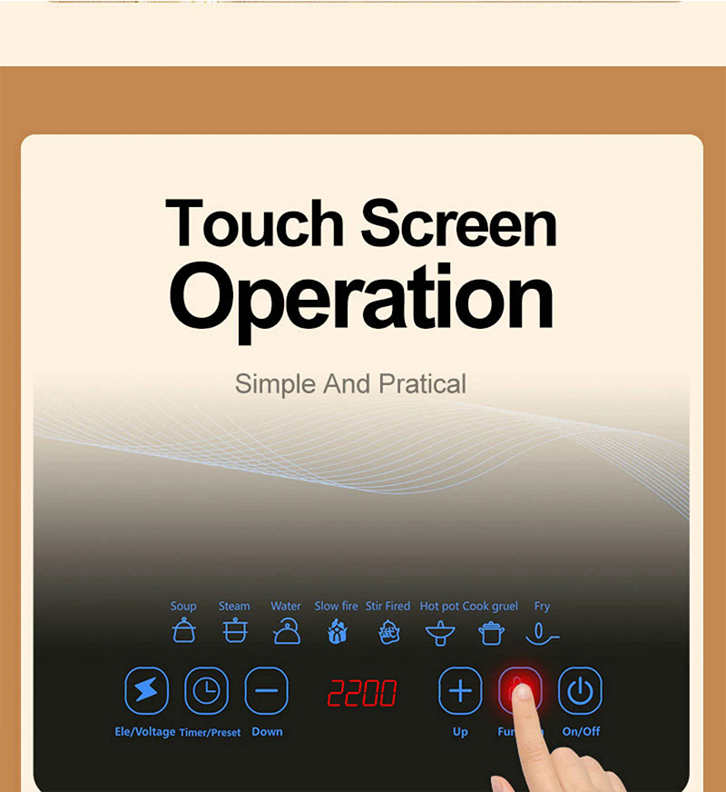 Multifunction induction inverter Cooker Induction Cooker Inverter ...