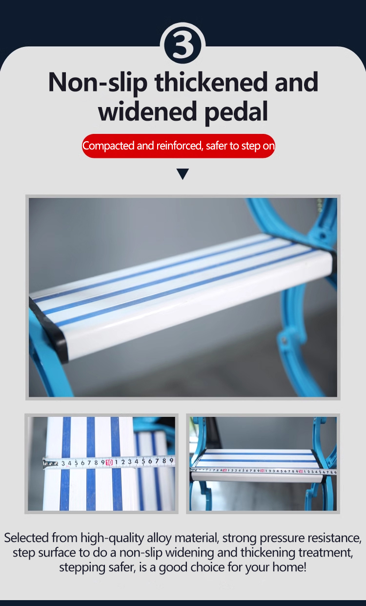 3.5M Attic Telescopic Ladder Lifting Wall Mounted Retractable Staircase ...