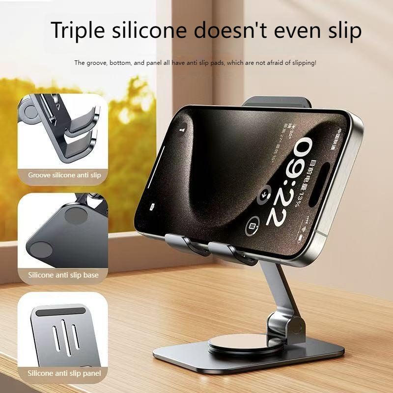OPE Foldable Phone Stand 360° Metal Rotating Stand Mobile Phone Tablet ...