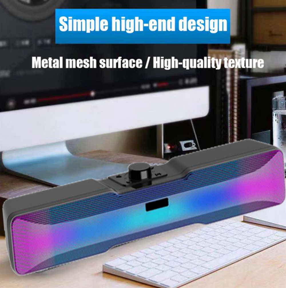 NBY216L RGB Subwoofer Soundbar Wireless Bluetooth Desktop Computer ...