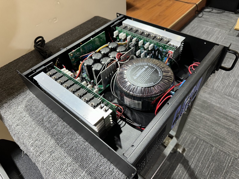 PADON CA20 Professional amplifier, two channels, 1200W high-power 8 ohms, audio amplifier ...