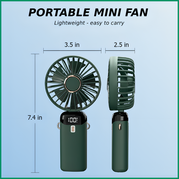 Mini Fan Adjustable Speed for Your Needs Enhance Comfort with 5 Wind ...