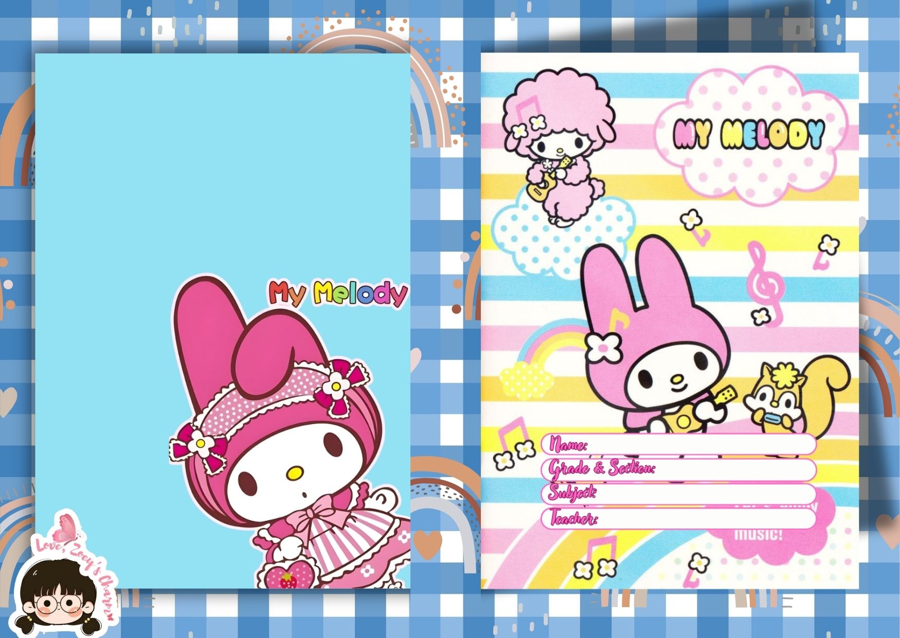 MY MELODY NOTEBOOK STAPLED WRITING AND COMPOSITION | Shopee Philippines