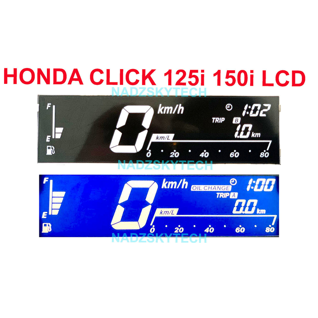 HONDA CLICK LCD ONLY / Click 125 v2 / Click 125 v3 / Click 150 v2 ...