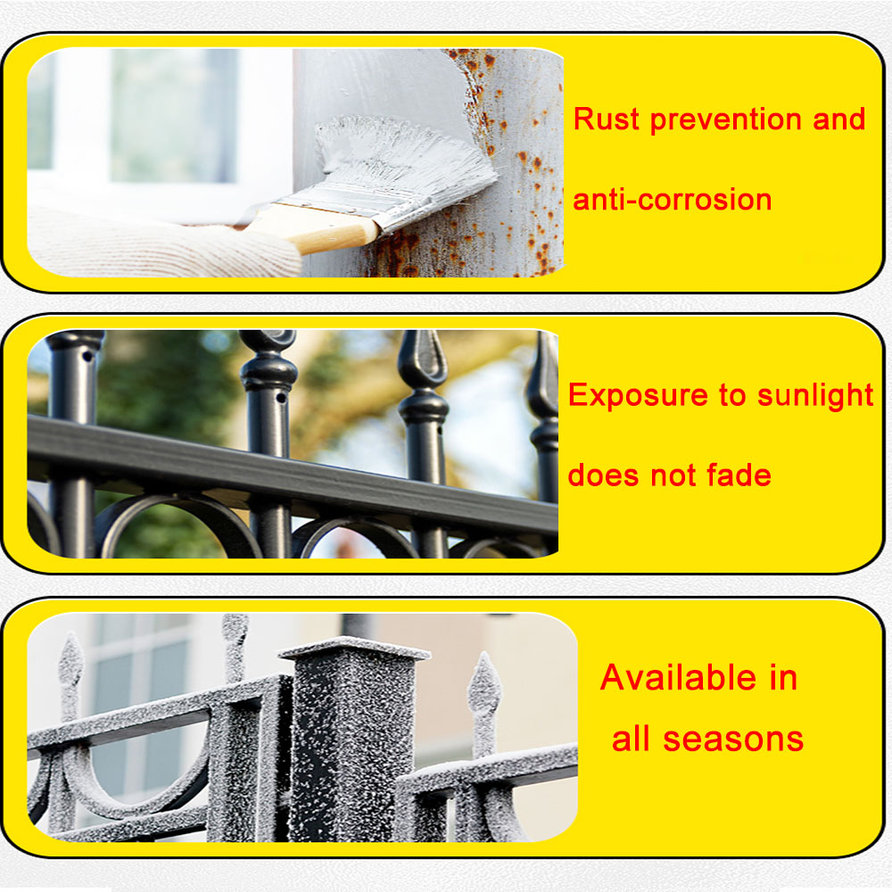 【COD】 2 IN 1 Roof Metal Anti Rust Paint No Primer Anti-Corrosion No ...