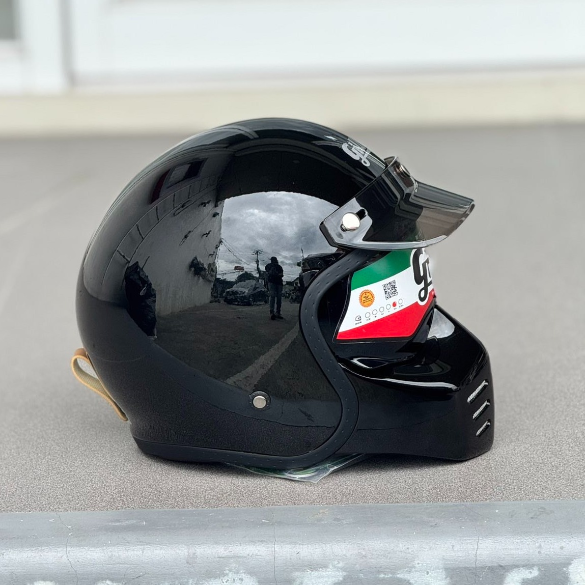 GILLE OP12 helmet full face modular for motorcycle classic helmet ...