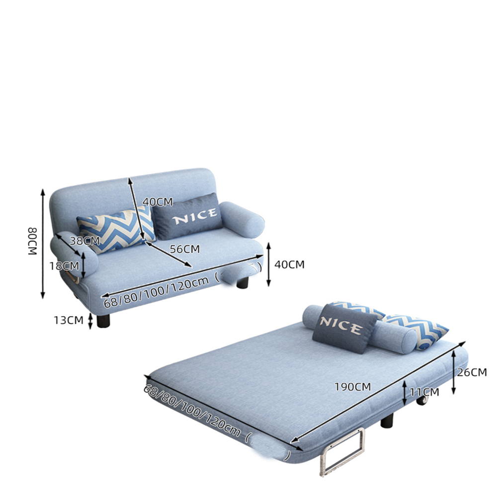 Sofa Bed Folding Dual Use Leisure Network Red Sofa Nap Sofa Small Multi ...