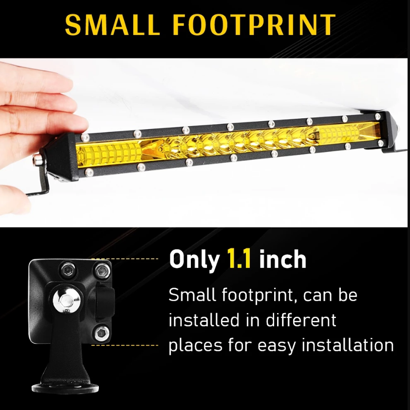 MUKA Yellow 12V 24V Led Light 24 Volt for Truck Off Road Car Work ...