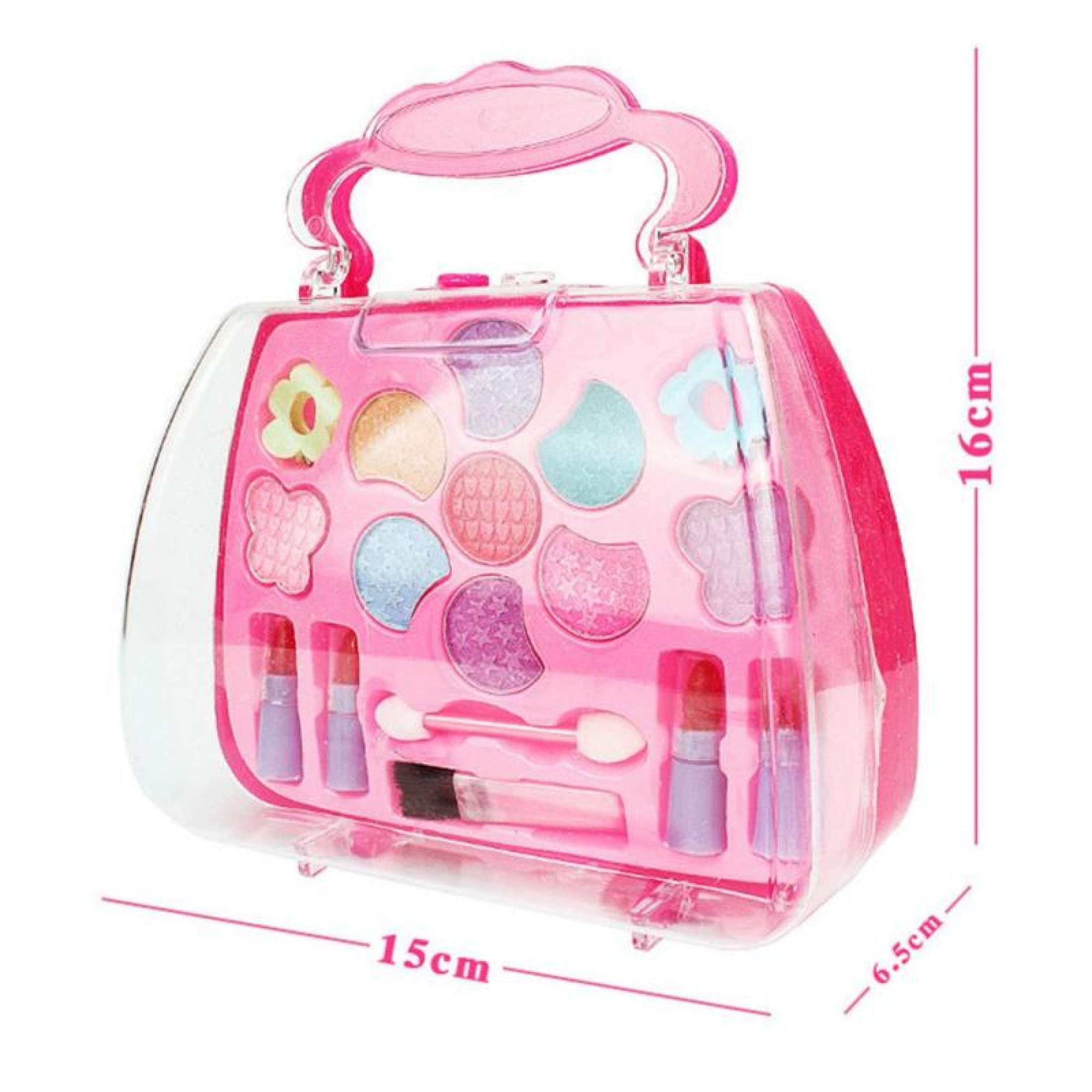 Pretend Play Makeup Beauty Set Toys Washable Makeup Set Toy with Real ...