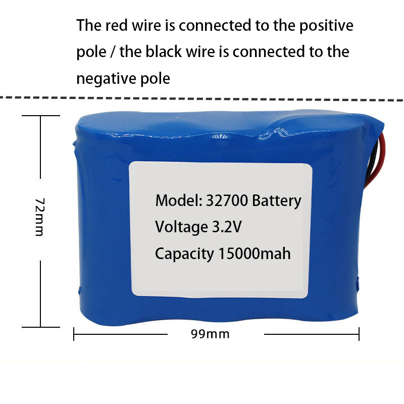 32650 Battery With BMS for Solar Flood light Street Light Solar LED ...