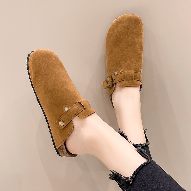 Korean Fashion Summer Cork Sole Couple Thick Bottom clogs Slippers for ...