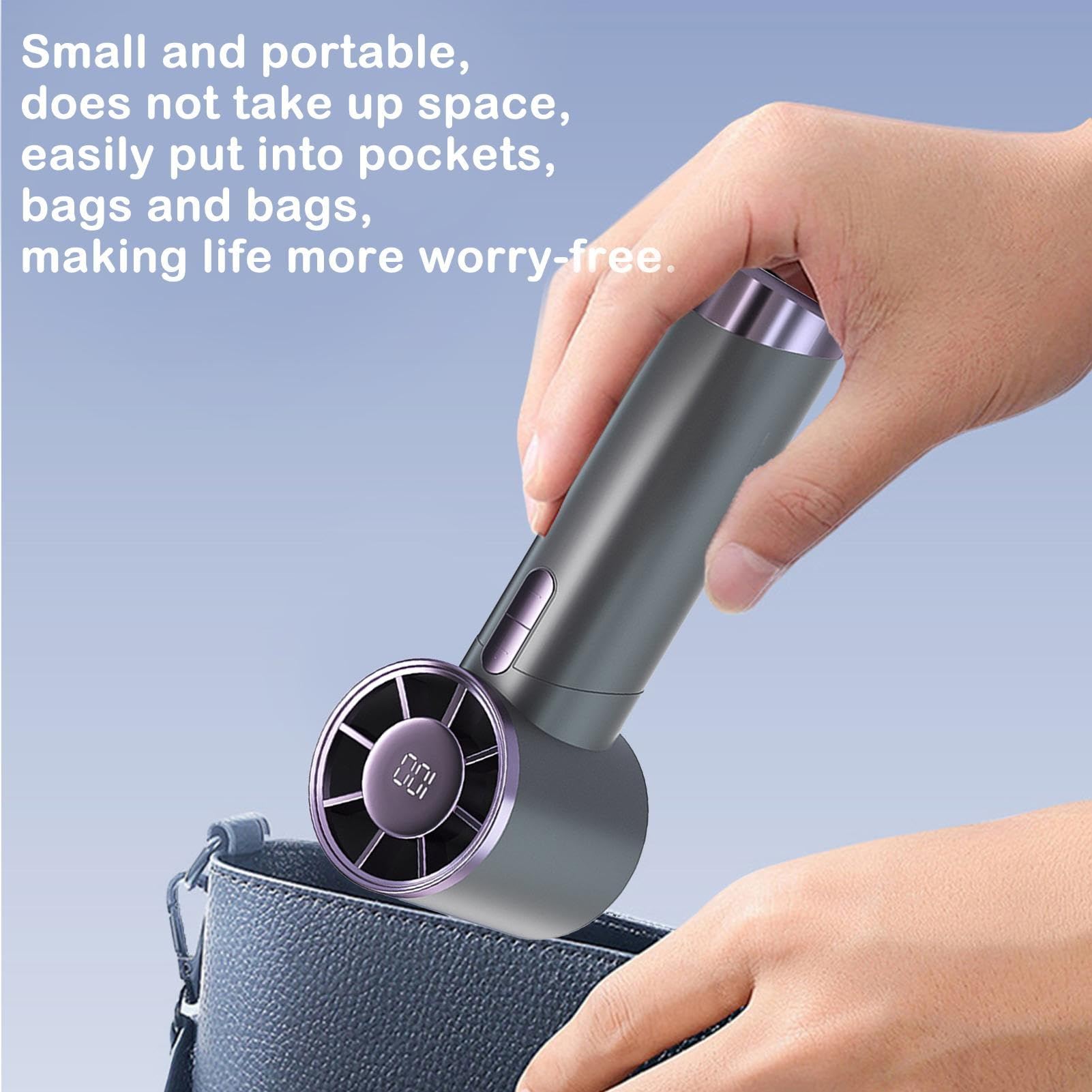 [ Buy 1 Take 1 ] Handheld Fan Mini PortableTurbo Fan Rechargeable USB ...
