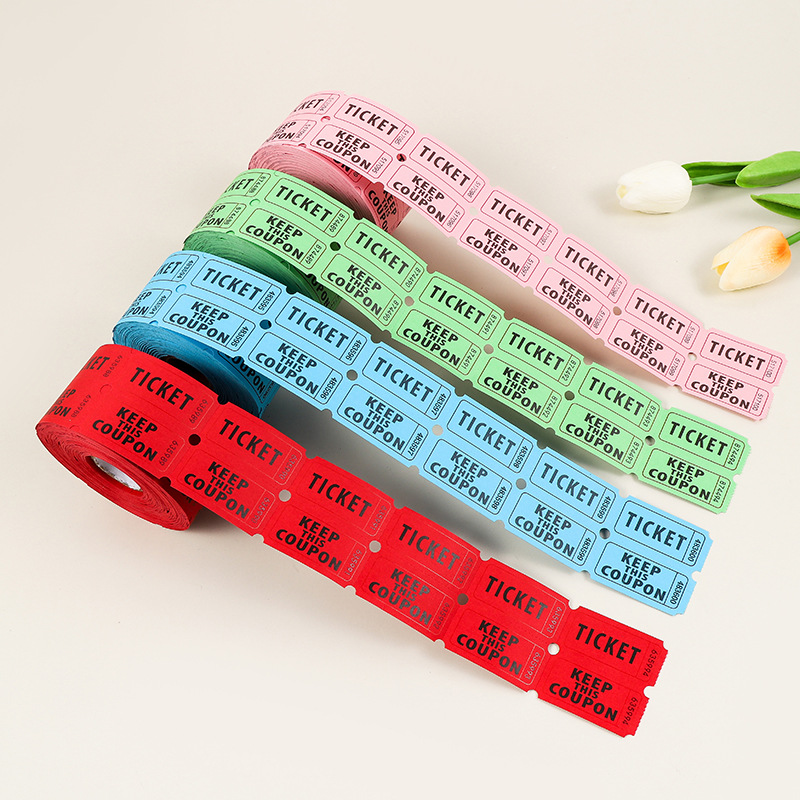 Raffle Event Ticket 1000 Pcs/roll Raffle Tickets Auction Lottery ...