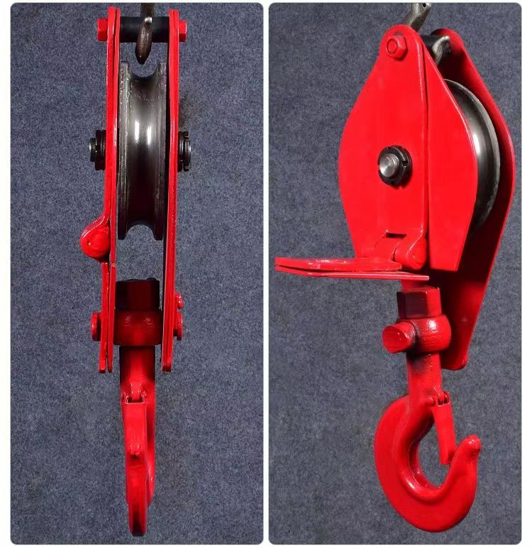 HQG National standard lifting fixed pulley block hot forging alloy ...