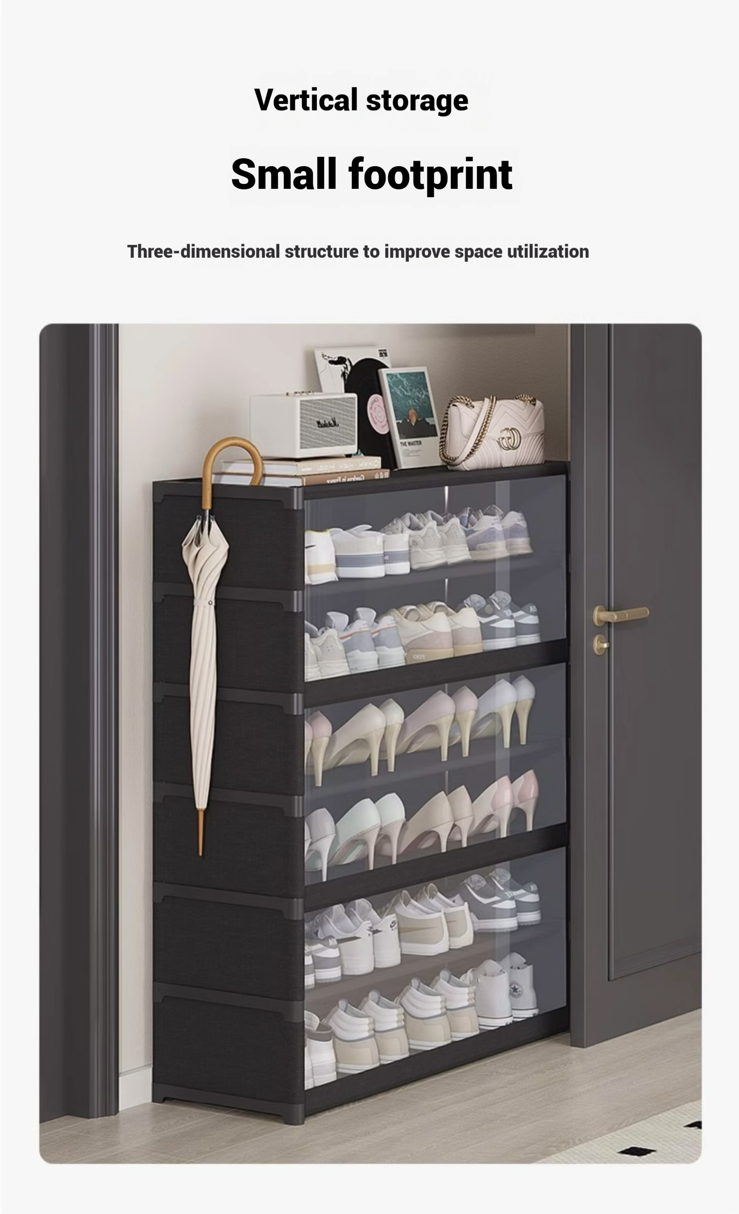 Shoe Cabinet Multi-layer Dustproof Shoe Cabinet Rack Foldable Shoes ...
