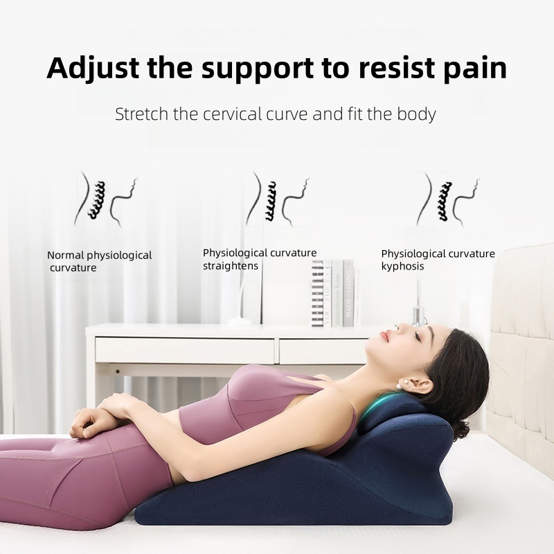 Multifunctional Ergonomic Wedge Pillow | Unique Curved Design for Prone ...