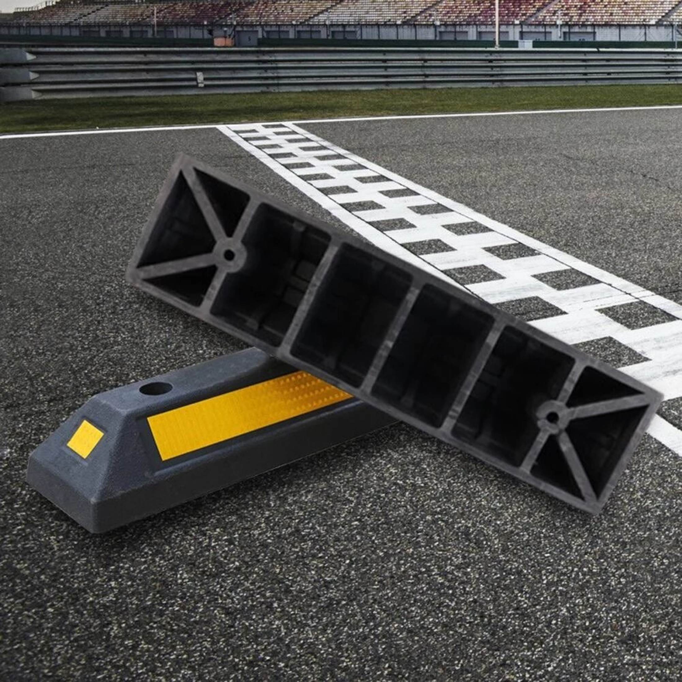 Heavy Duty Rubber Parking Stopper/Parking Limiter/Car Parking Wheel ...