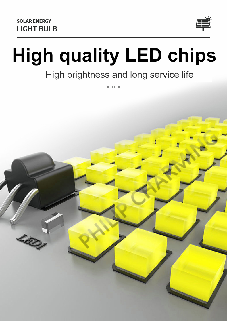 Solar light bulb light Solar light outdoor waterproof ip67 tri color ...