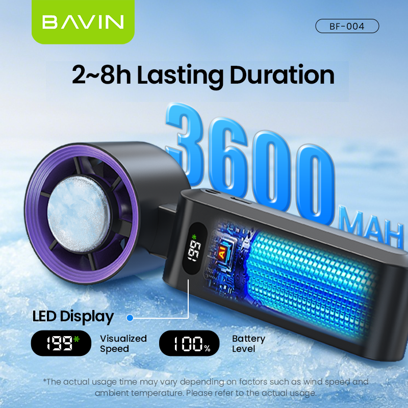 BAVIN BF004 Mini Foldable Turbo Refrigeration Cooling Handheld Portable ...