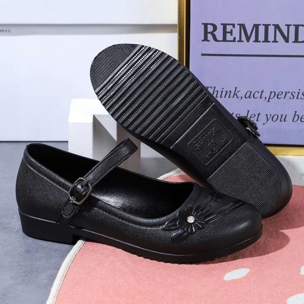Kids School Black Shoes Formal Students Shoes Girls Black For Women And ...