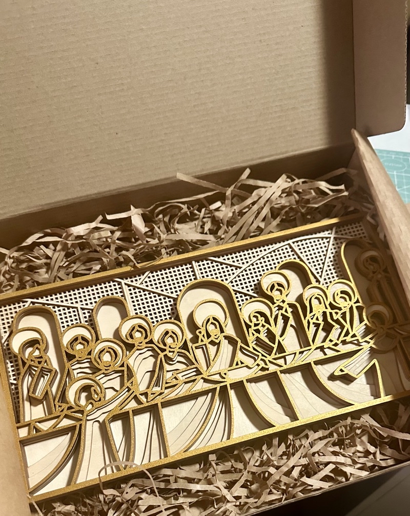 Minimalist Last Supper - tabletop display | Shopee Philippines