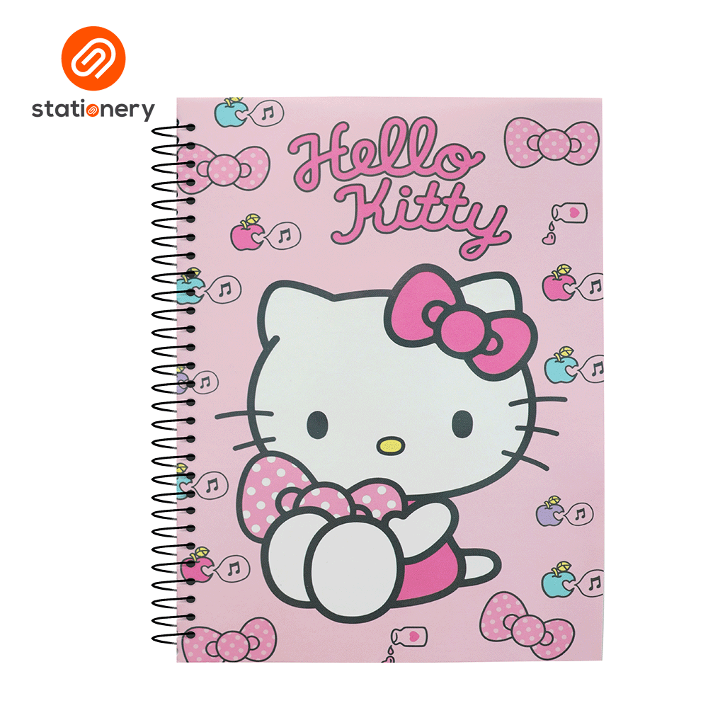 Hello Kitty Spiral Notebook 80lvs Pack of 8 | Shopee Philippines