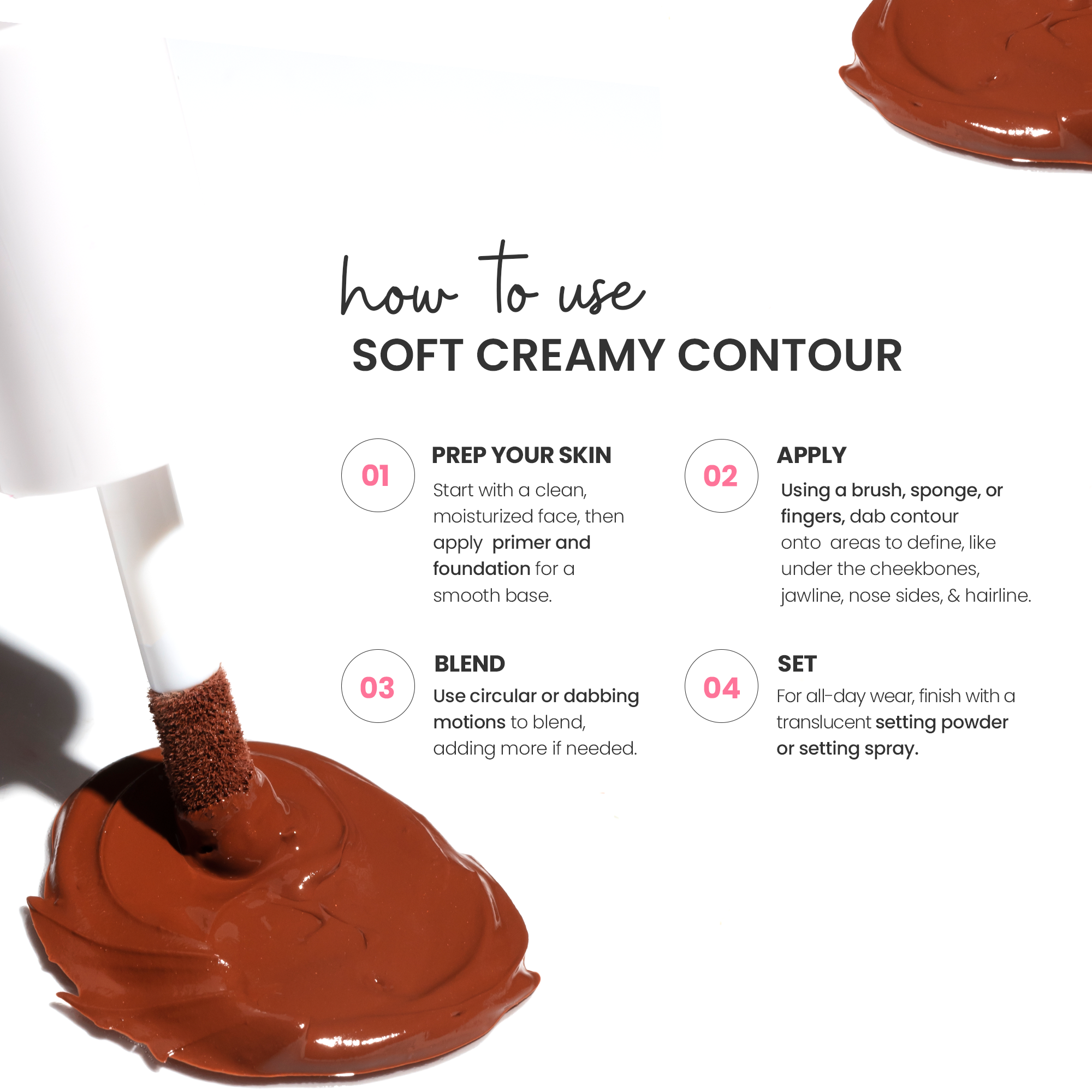 Soft Creamy Contour 6mL - DC Formulations 02, Bronzer, Waterproof, Long ...