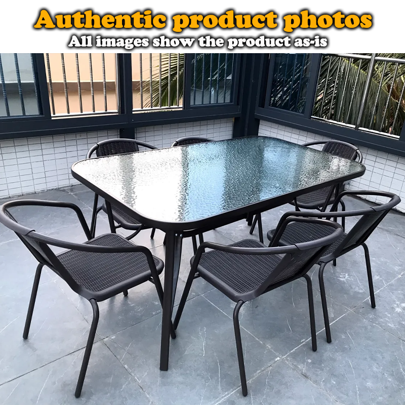 Patio Table with Umbrella Hole Commercial All-Weather Table with Heat ...