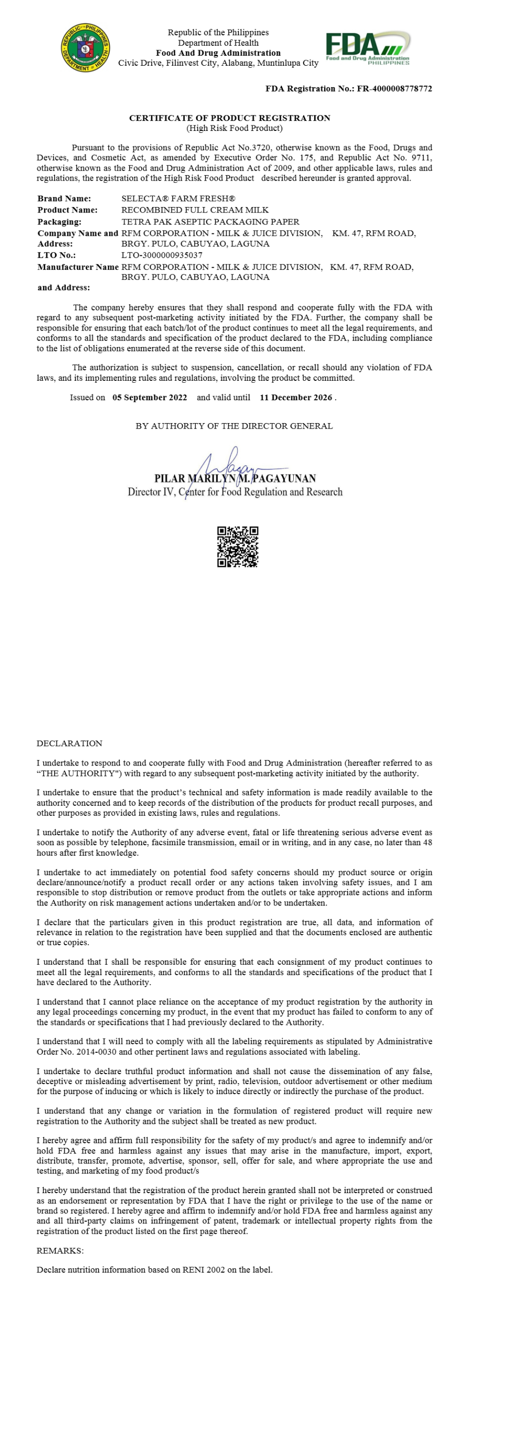 Selecta Full Cream Filled Milk 245Ml Promo Pack (2s) | Shopee Philippines