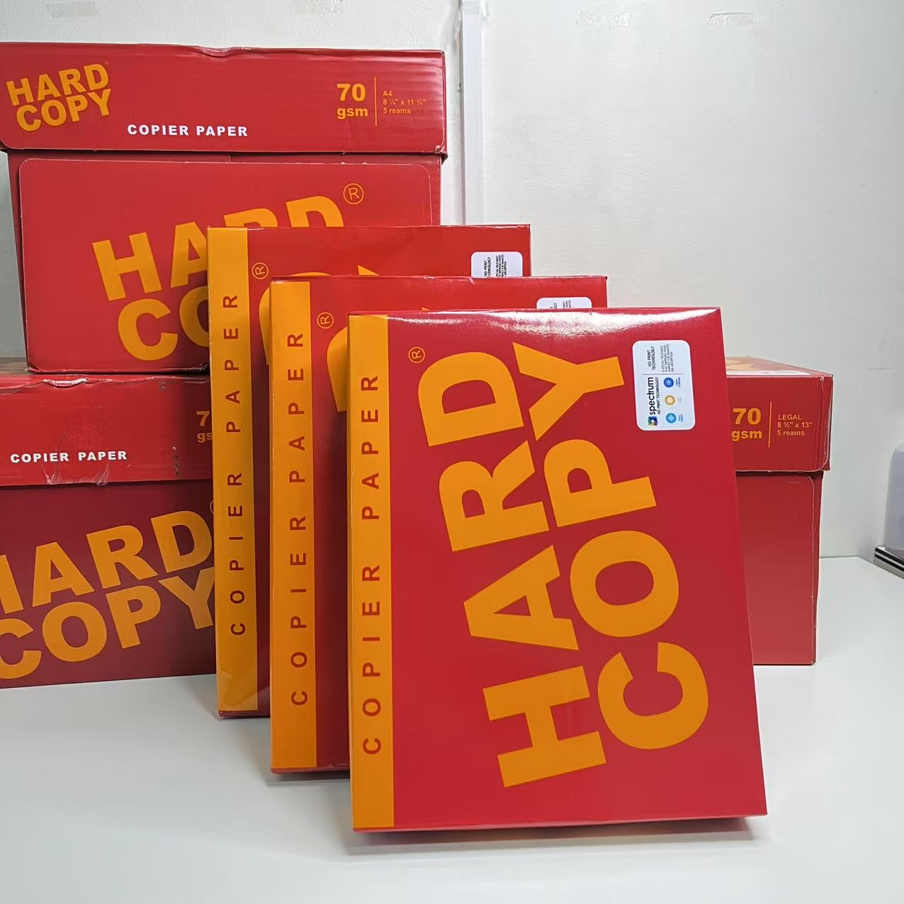 Hard Copy Bond Paper 70GSM - A4/Short/Long Size 500 Sheets Per Ream and ...