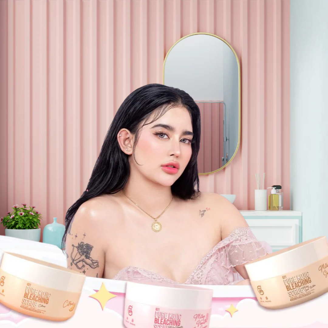 G21 Pure Kojic Bleaching Scrub 300g – Milky Citrus | Milky Shea Butter | Milky Vanilla Ice Cream ...