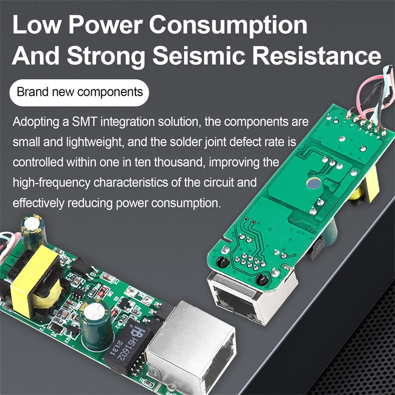 Gigabit 1000Mbps Standard PoE Splitter 48V to 12V isolated PoE power supply module | Shopee ...