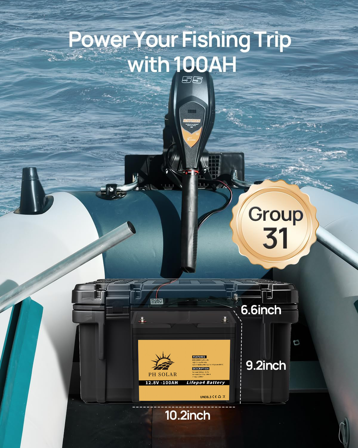 12V 100AH Lifepo4 Battery Lithium Battery 12V 100AH Built in BMS 100A ...