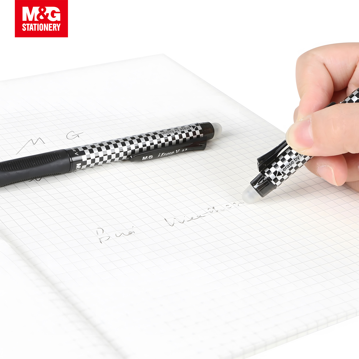 M&G i Erase V Retractable Erasable Gel Pen 0.5/0.7mm | Shopee Philippines