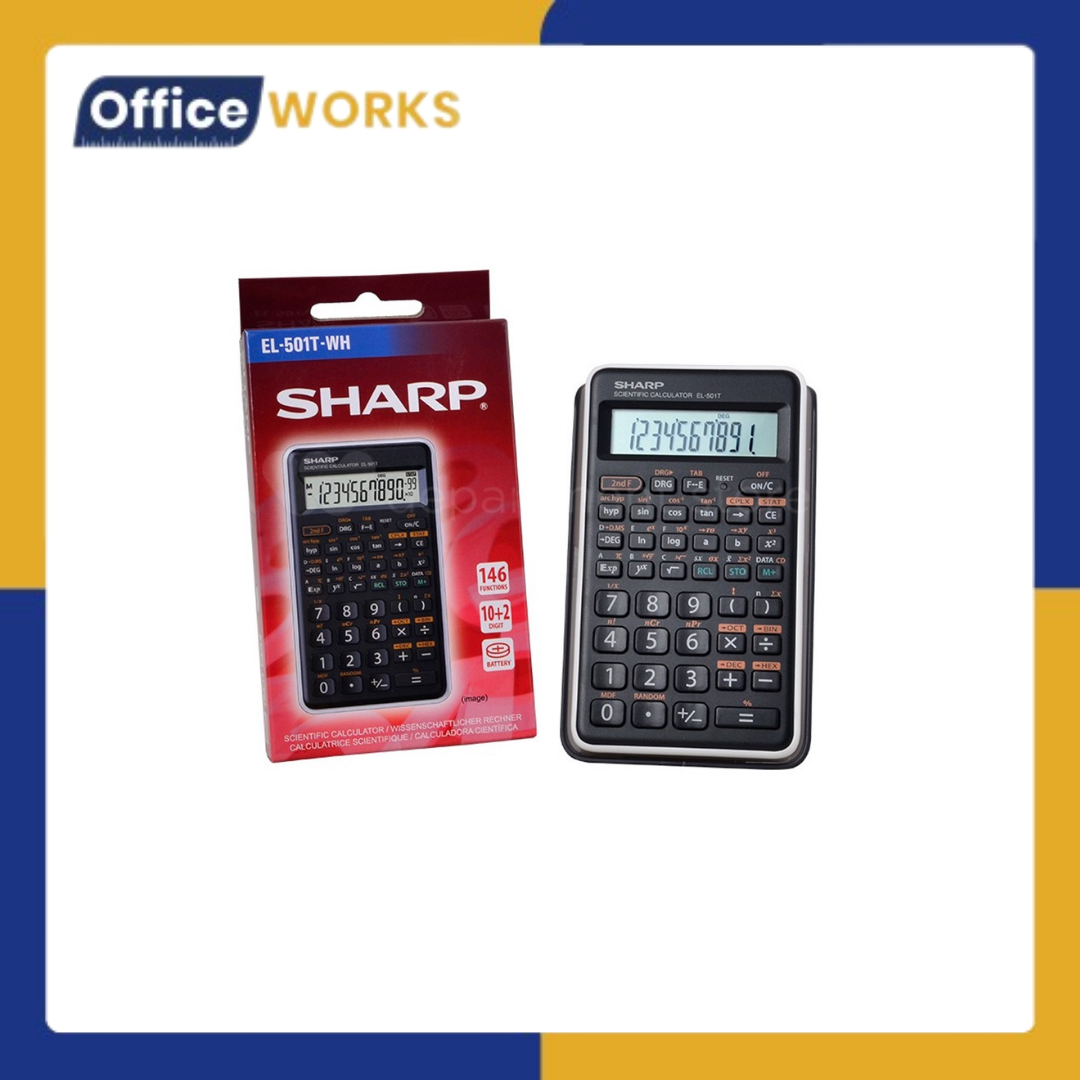 Sharp EL-501T White – SmartCalc Pro | Shopee Philippines