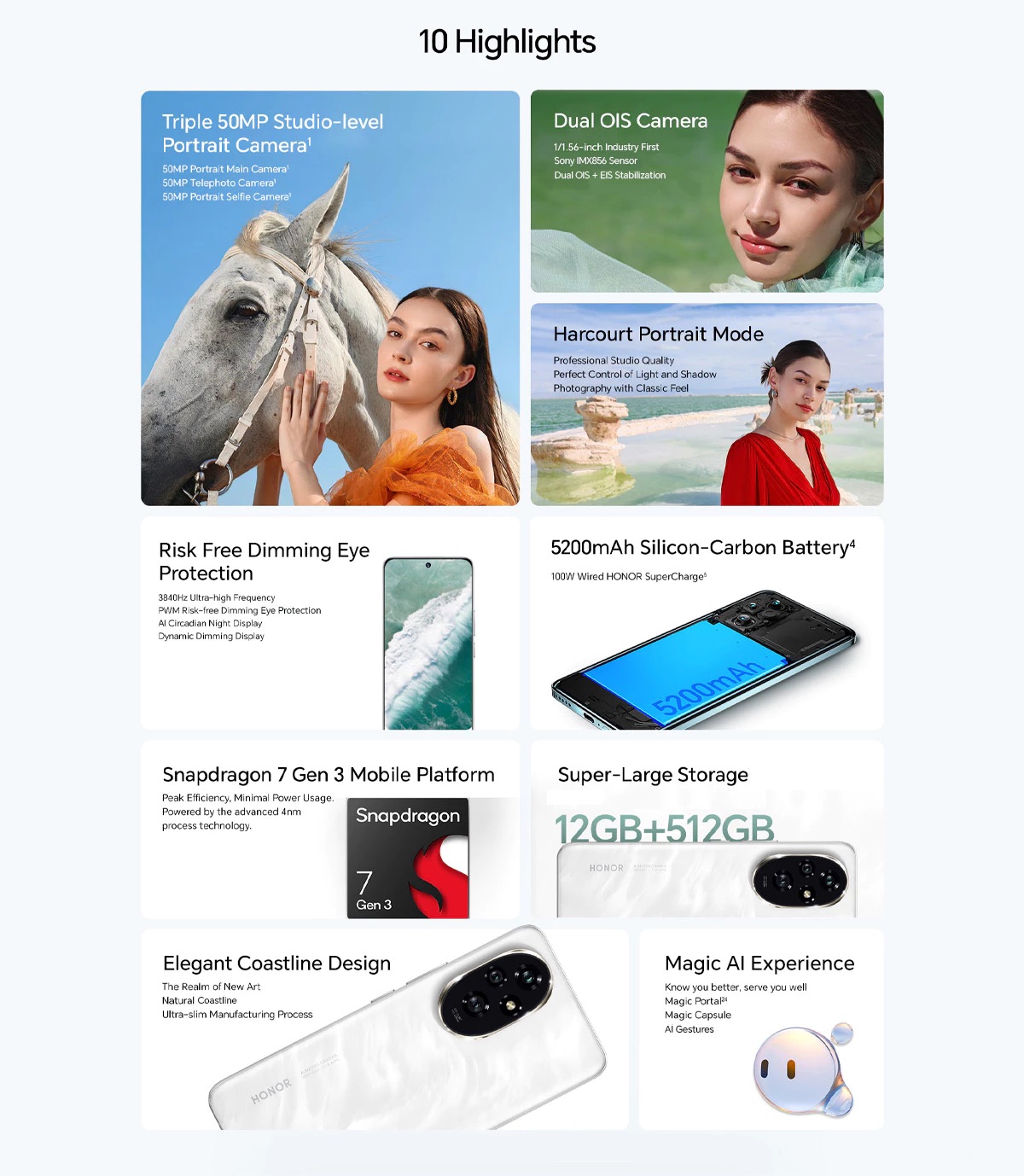 HONOR 200 5G Smartphone - Ai Portrait Master (Triple 50MP Portrait ...