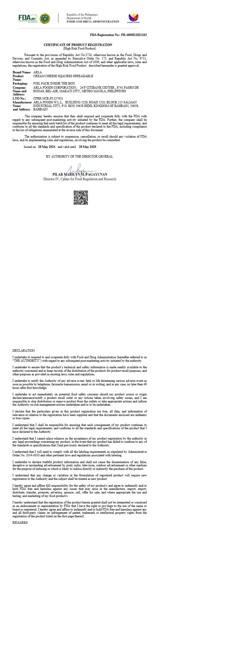 Arla Trial Bundle: Arla Cheesy Triangles 120g and Arla Cream Cheese ...