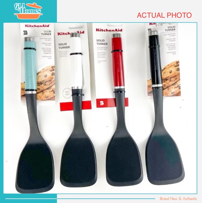 KitchenAid Solid Turner (Red, White, Aqua Sky, Black) | Shopee Philippines