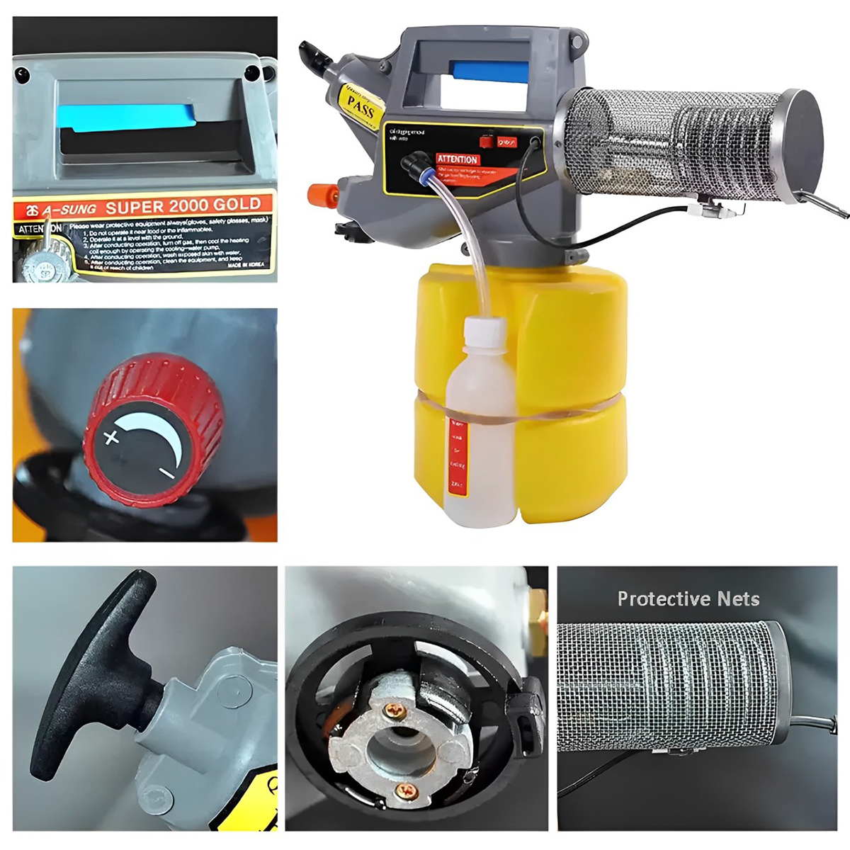 Mosquito Fogging Sprayer Machine Portable Farm Thermal Fog Machine ...