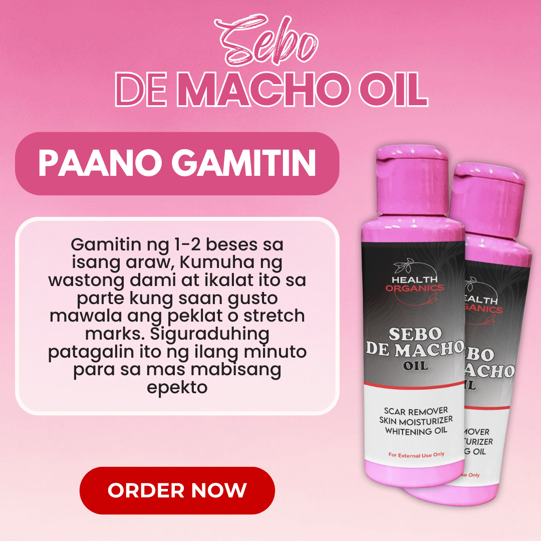 SEBO DE MACHO WHITENING OIL | Shopee Philippines