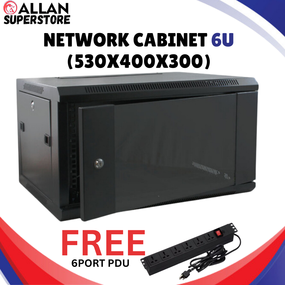 Allan Network Cabinet 4U | 6U | 9U |12U Data Cabinet | CCTV Cabinet ...