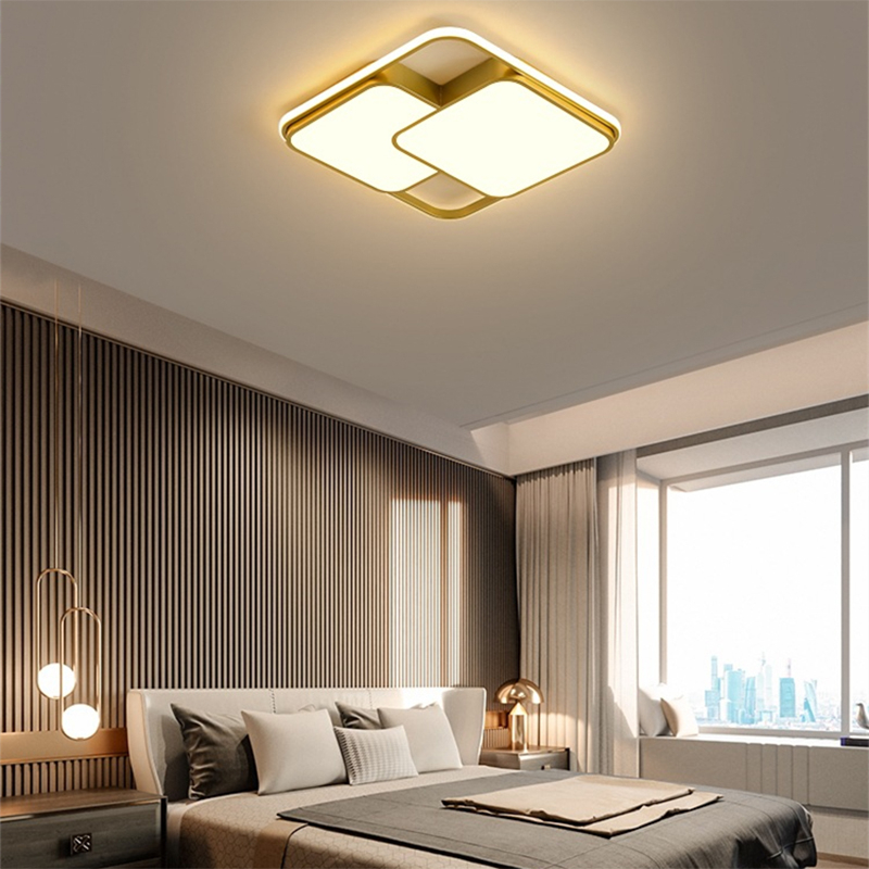 3 Color LED Ceiling Light Ceiling Lamp Chandelier for Bedroom Living ...