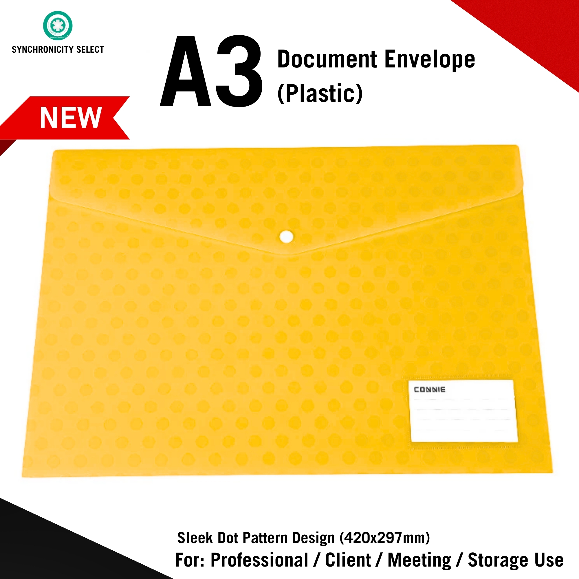 A3 Plastic Utility Envelope - Client Document Drawing File Project ...