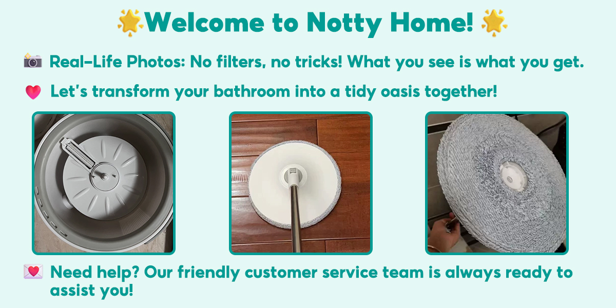 NOTTY Self Wash Spin Mop With Spinner Flat Cleaner Wet And Dry ...